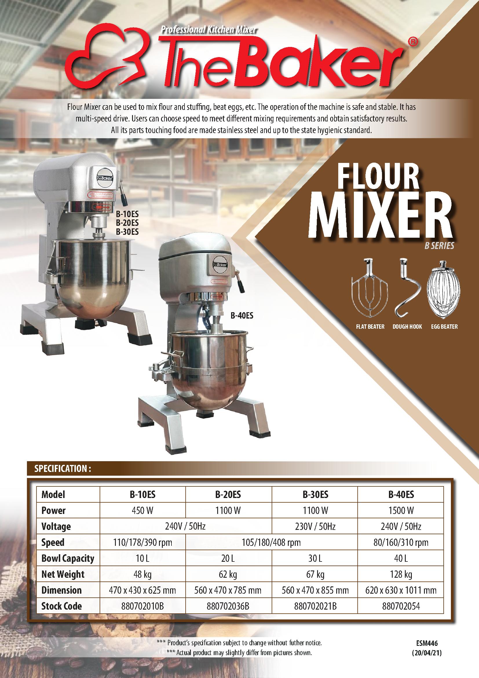 Flour Mixer B-20ES